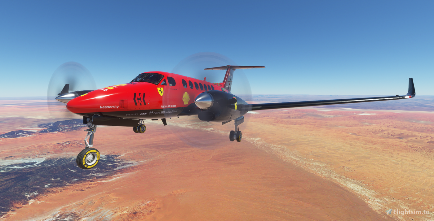 Ferrari F1 King Air 350i for Microsoft Flight Simulator | MSFS