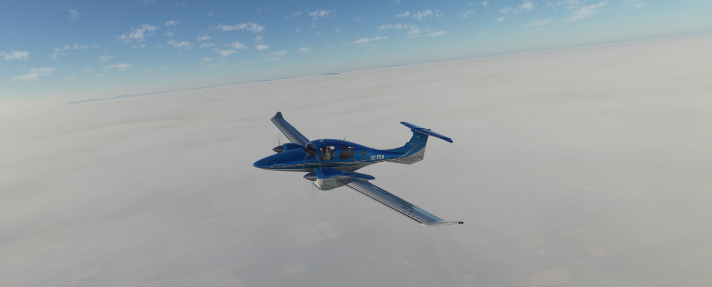 Diamond DA62 - Sky Blue for Microsoft Flight Simulator | MSFS