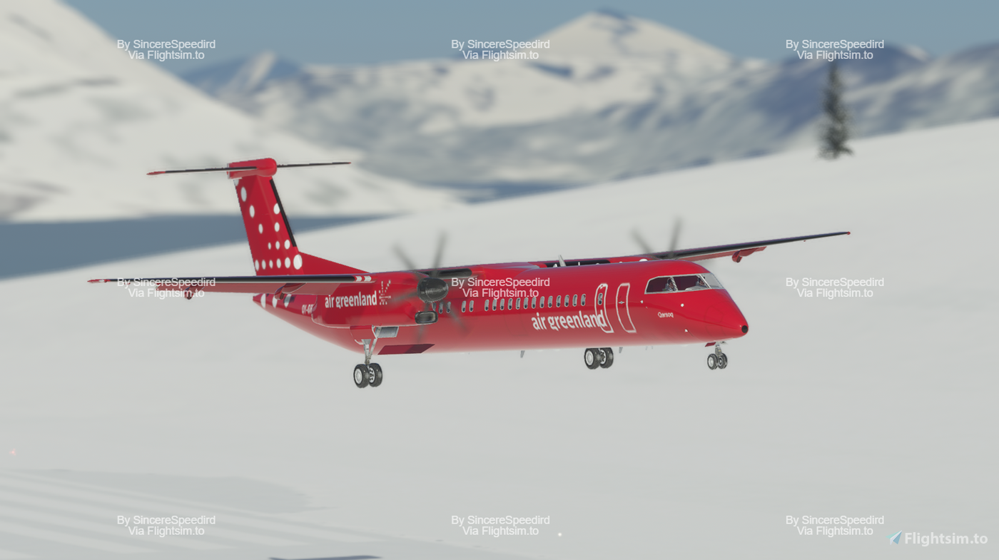 Air Greenland | Dash8 Q400 [Fictional] for Microsoft Flight Simulator ...