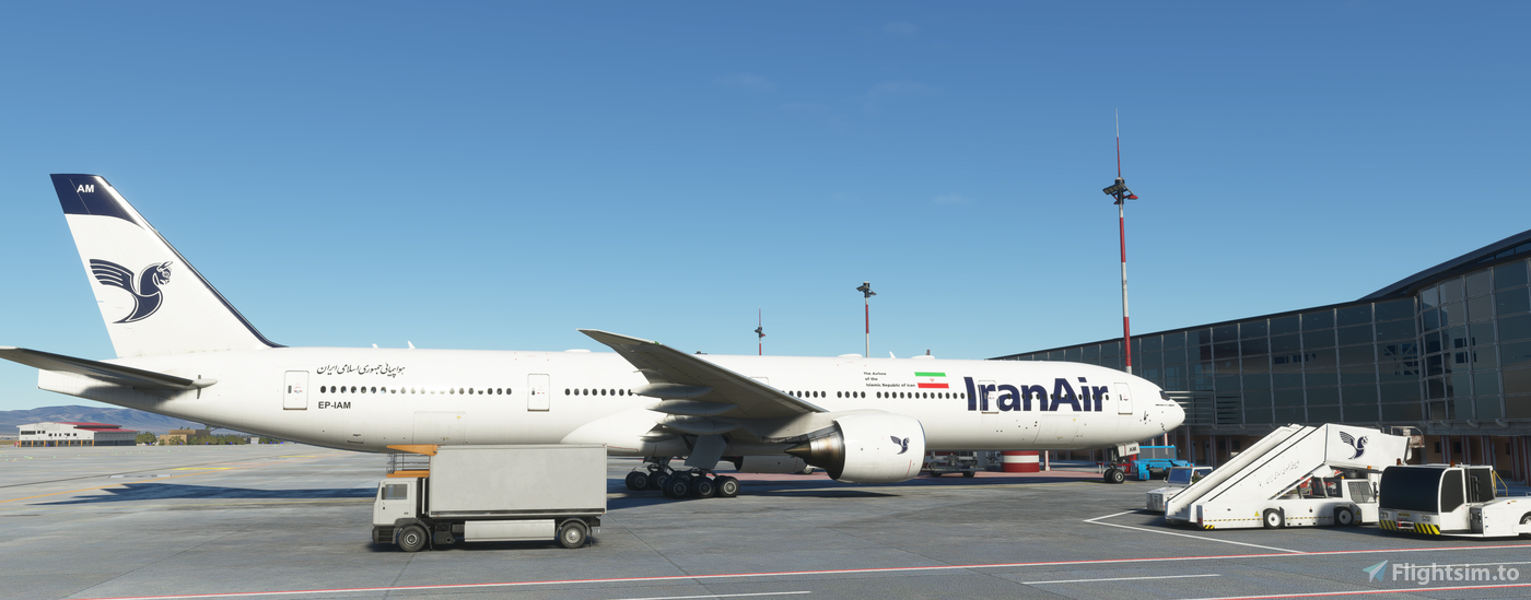 Iran Air B777-300ER - Modern Livery - 4k - Captain Sim Model for ...