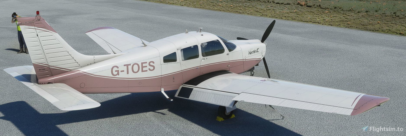 JF Piper Arrow III G-TOES for Microsoft Flight Simulator | MSFS