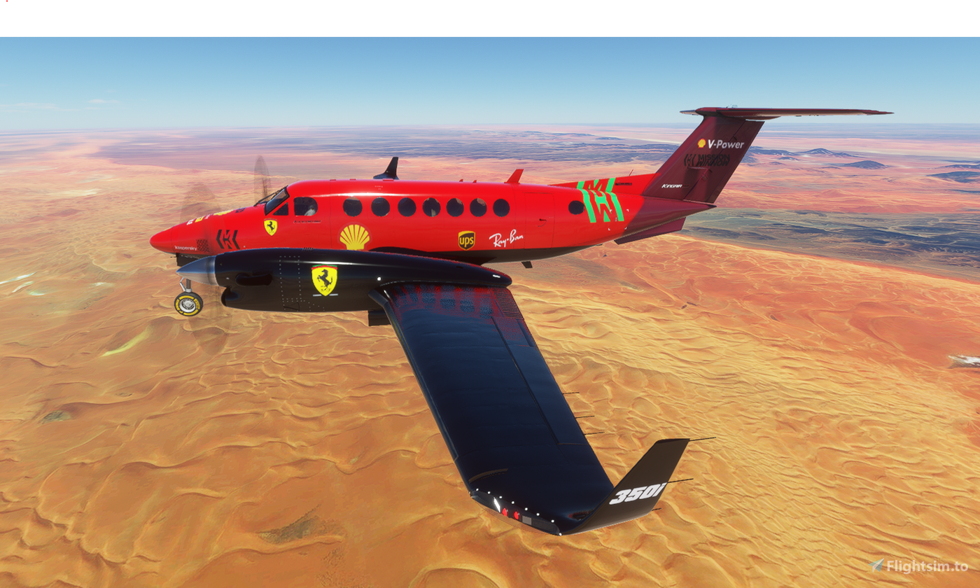 Ferrari F1 King Air 350i for Microsoft Flight Simulator | MSFS