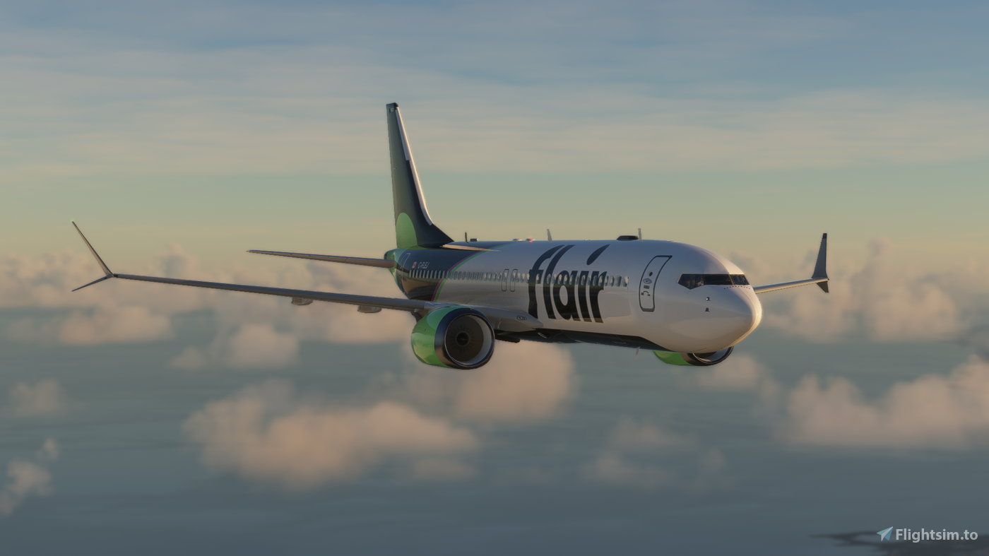 Flair Airlines Boeing 737 MAX - (10K*5K) for Microsoft Flight Simulator ...