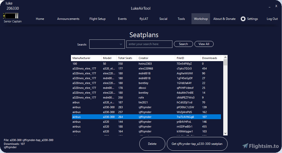 LukeAirTool - Passenger Sim & Pushback Assist & METAR & Charts and more ...