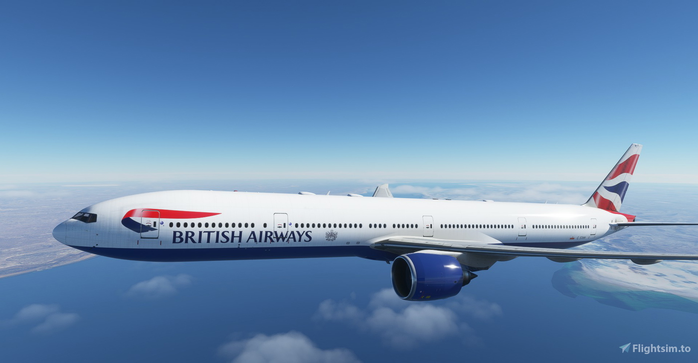British Airways CaptainSim 777-300ER 8K for Microsoft Flight Simulator ...