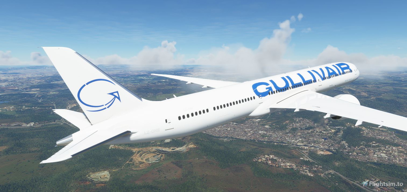 GullivAir 787-10 Livery for Microsoft Flight Simulator | MSFS
