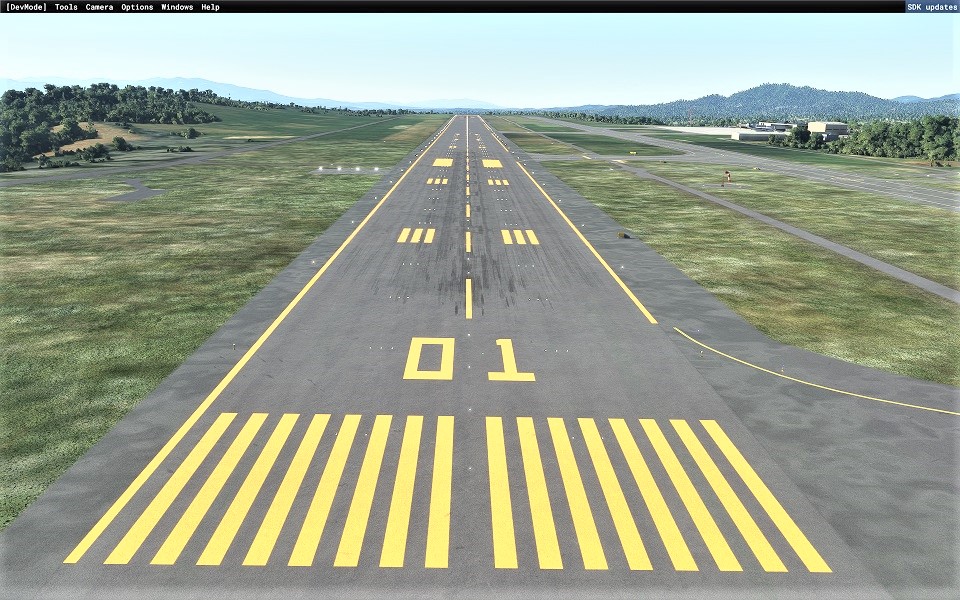 Precision Runway Marking (Fukushima Airport(RJSF)) for Microsoft Flight ...