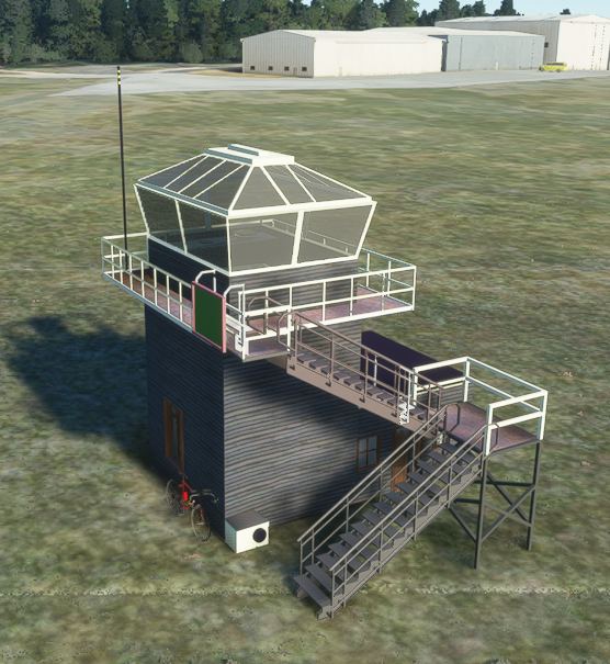 Control Tower - Typical 1930's to 1950's UK local airfield for ...