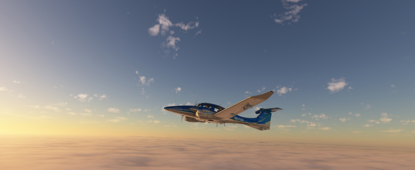 Diamond DA62 - Sky Blue for Microsoft Flight Simulator | MSFS