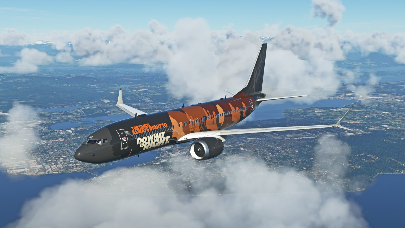 Alaska "UNCF" [8K] - B737 MAX for Microsoft Flight Simulator | MSFS