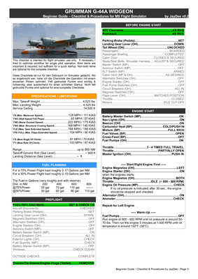 EMB E-Jet 170/175 - Checklist & Procedures for Microsoft Flight ...