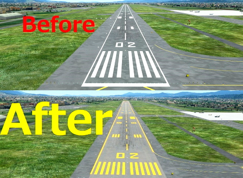 Precision Runway Marking (Iwate-Hanamaki Airport(RJSI)) » Microsoft ...