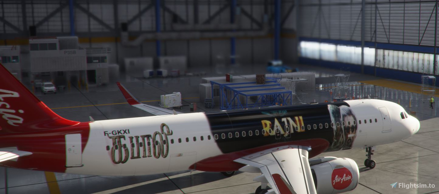 Tamil Super Star Rajinikanth AirAsia Version Kabali promotion Livery_8k ...