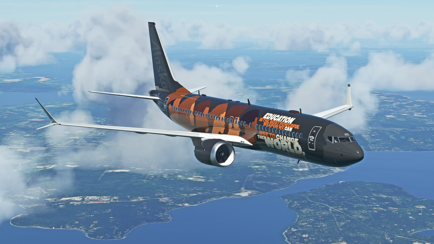 Alaska "UNCF" [8K] - B737 MAX for Microsoft Flight Simulator | MSFS