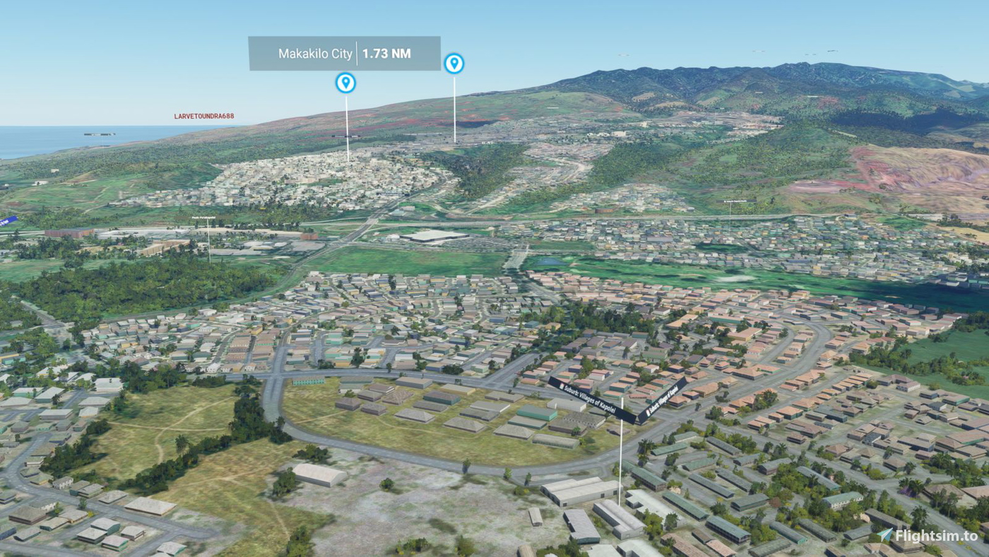 POI Billboards of USA - State of Hawaii for Microsoft Flight Simulator ...