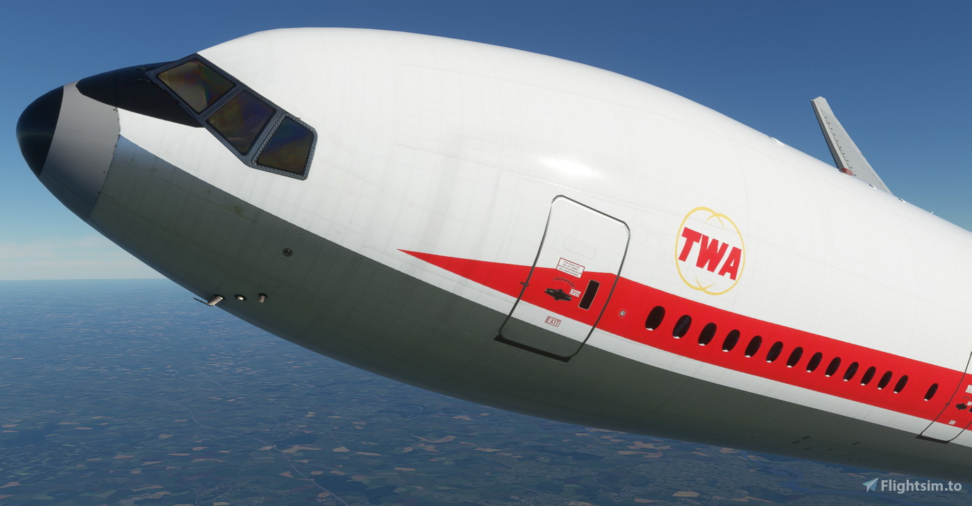 TWA / Trans World Airlines "classic and metal" CaptainSim 777-300ER for ...