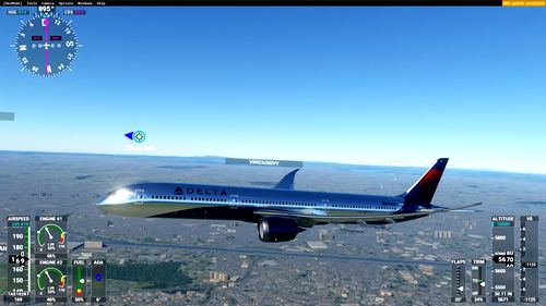 787-DELTA » Microsoft Flight Simulator