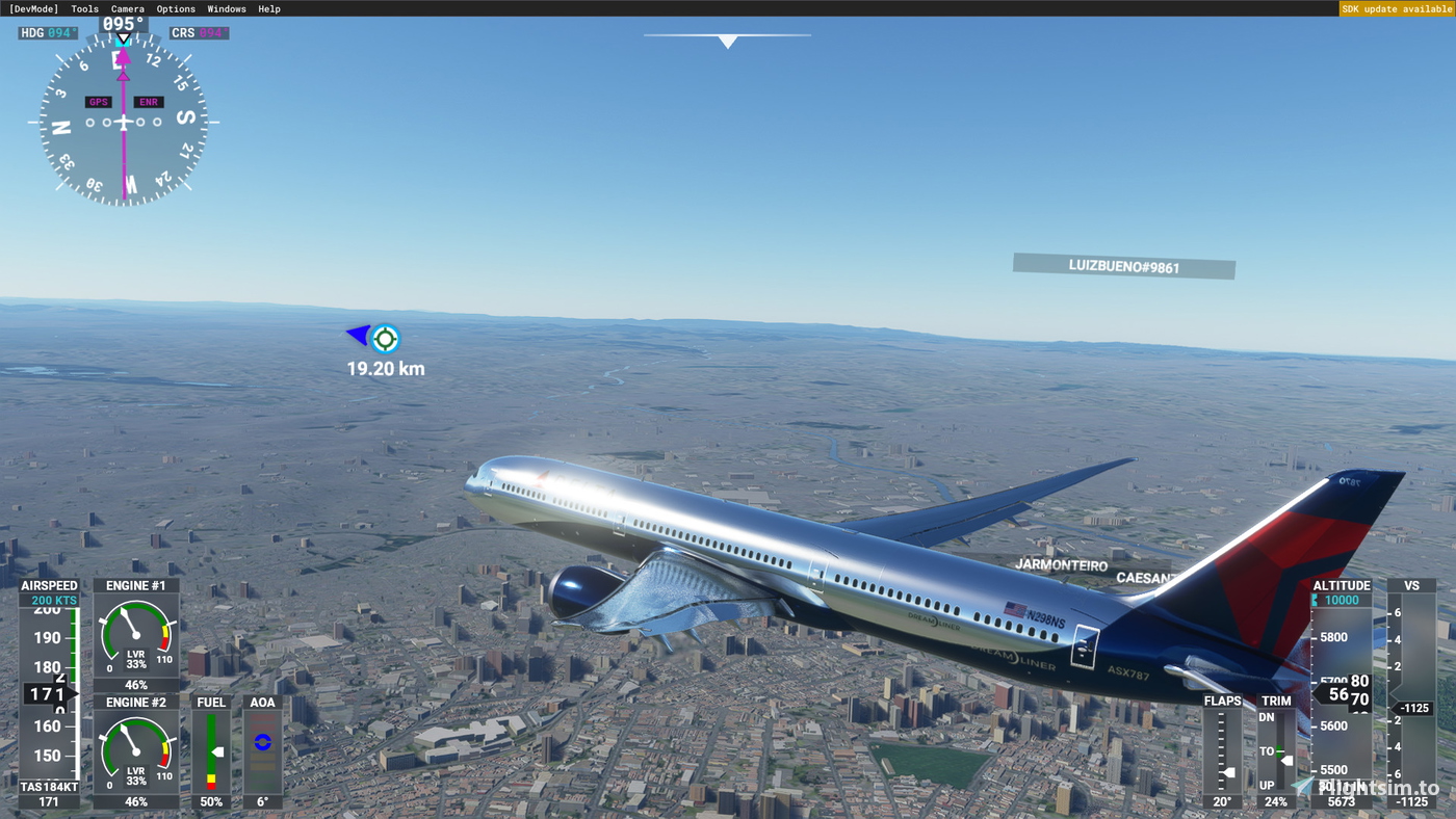 787-DELTA for Microsoft Flight Simulator | MSFS