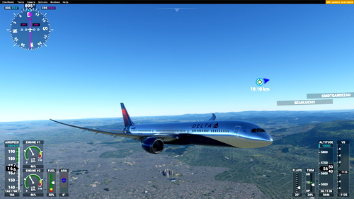 787-DELTA » Microsoft Flight Simulator