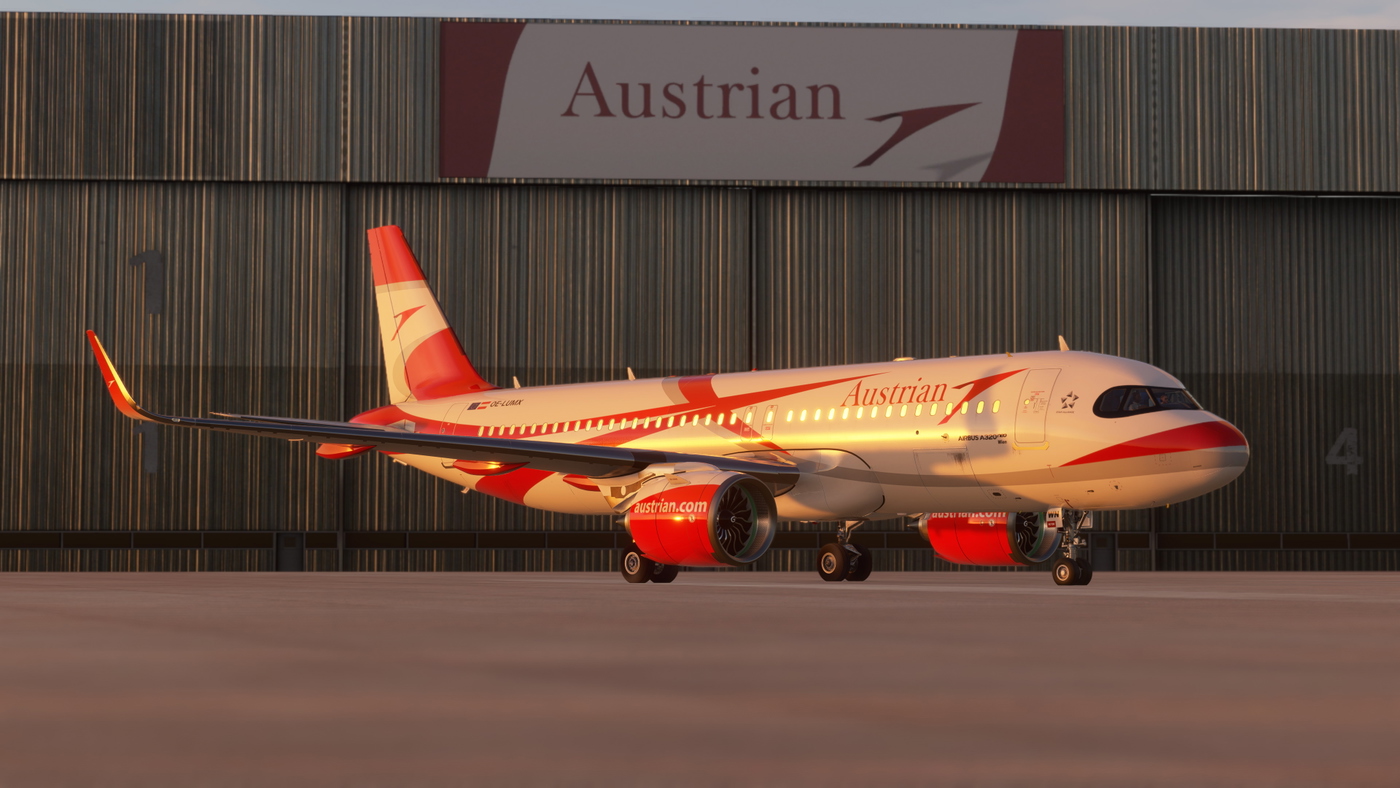 [A32NX] Austrian Airliner 8K for Microsoft Flight Simulator | MSFS