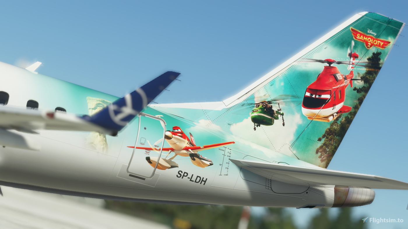 E-175 PLL "LOT" - Disney "Planes" for Microsoft Flight Simulator | MSFS