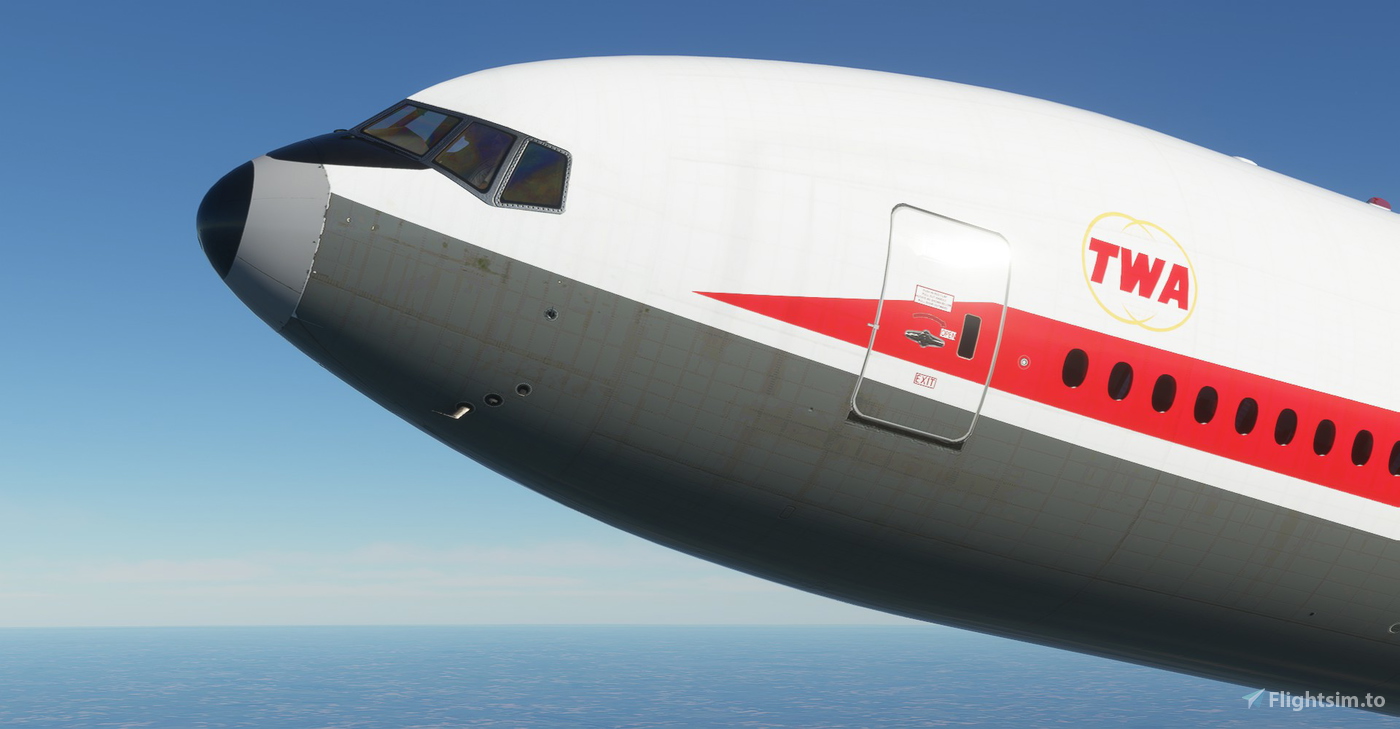 TWA / Trans World Airlines "classic and metal" CaptainSim 777-300ER for ...