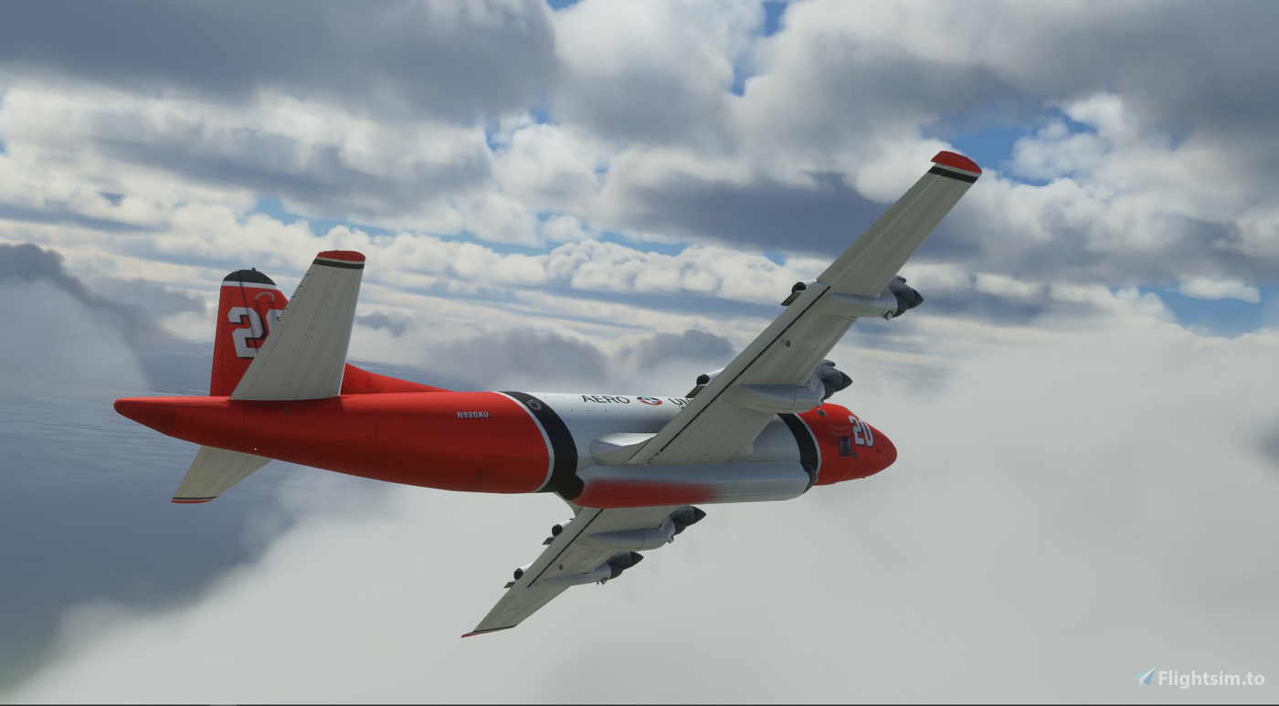 Lockheed P-3A Fire Fighter for Microsoft Flight Simulator | MSFS