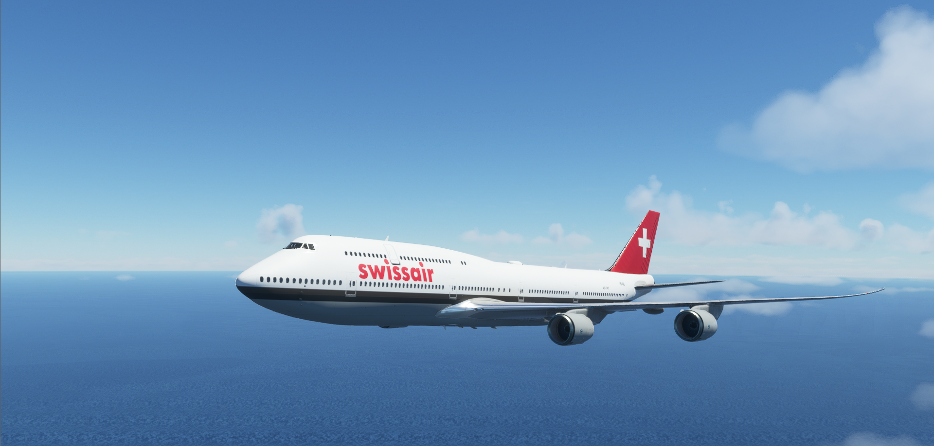 747-8i Swissair Retro 90s Livery (No Mirroring) - 4K - Aircraft ...