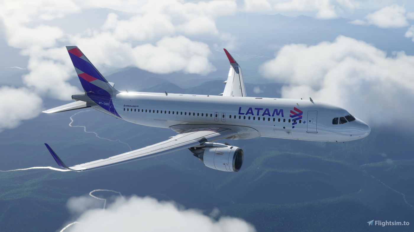 [A32NX] LATAM A320 PT-TMM | 8K Dirt for Microsoft Flight Simulator | MSFS