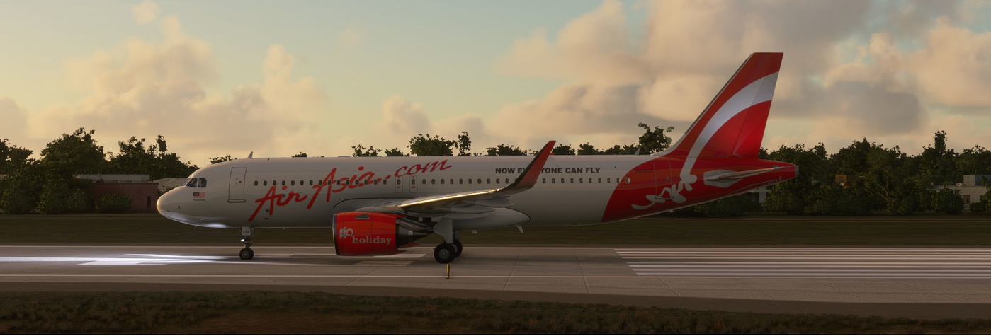[A32NX] AirAsia Boeing Livery 9M-AAA for Microsoft Flight Simulator | MSFS