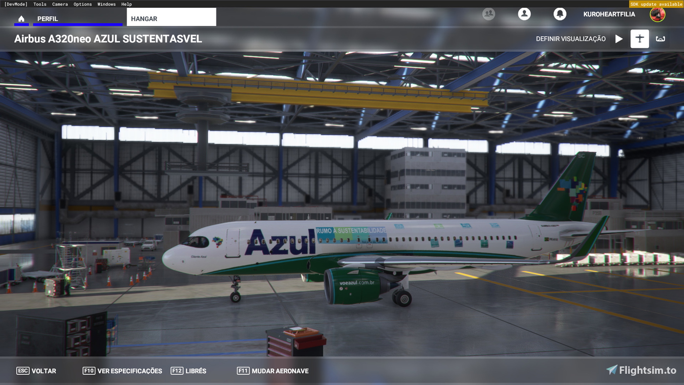 AZUL SUSTENTAVEL- A320 for Microsoft Flight Simulator | MSFS