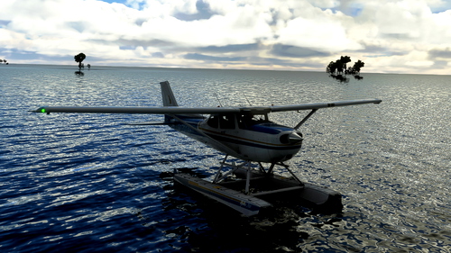 Cessna C172 - Livery "Blue and Orange" (Classic/Floats/Skis/Bagolu/WB ...