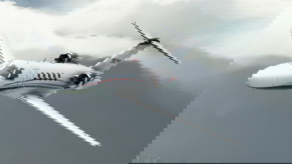 Citation CJ4 Red/Gold Livery for Microsoft Flight Simulator | MSFS