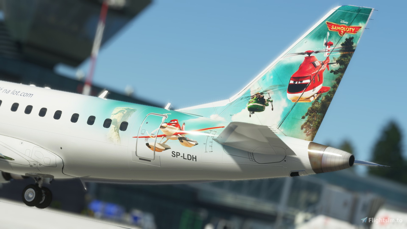 E-175 PLL "LOT" - Disney "Planes" for Microsoft Flight Simulator | MSFS
