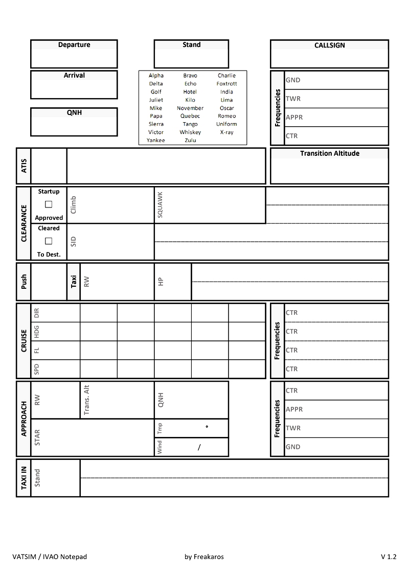 VATSIM / IVAO Notepad for Microsoft Flight Simulator | MSFS