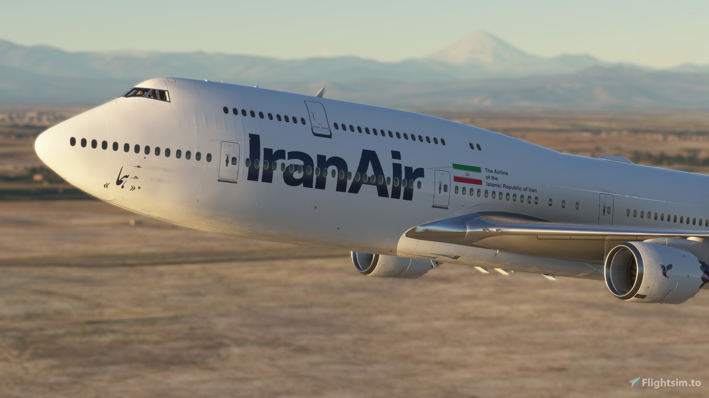 Iran Air 747-8i NEW STYLE - 8K (No Mirroring) for Microsoft Flight ...