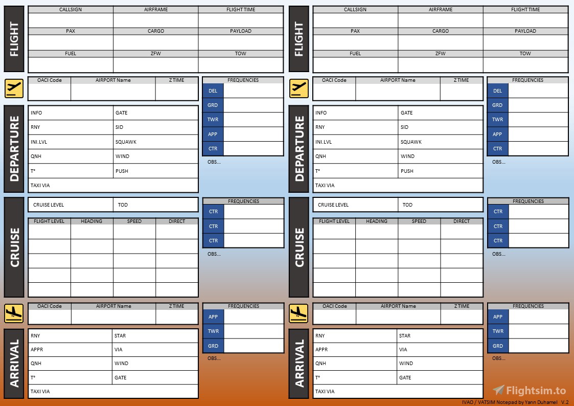 IVAO/VATSIM Notepad for Microsoft Flight Simulator | MSFS