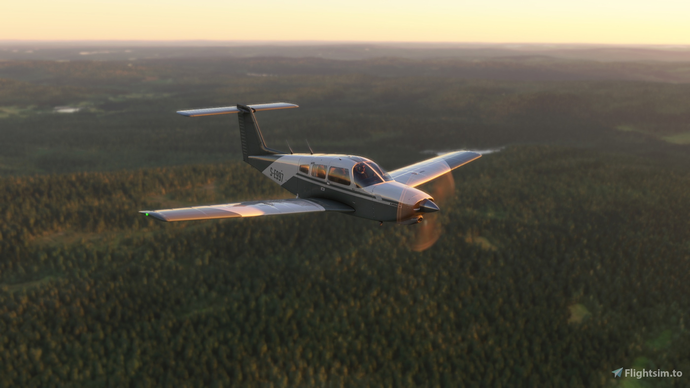 JustFlight PA-28R Turbo IV - S-E997 for Microsoft Flight Simulator | MSFS