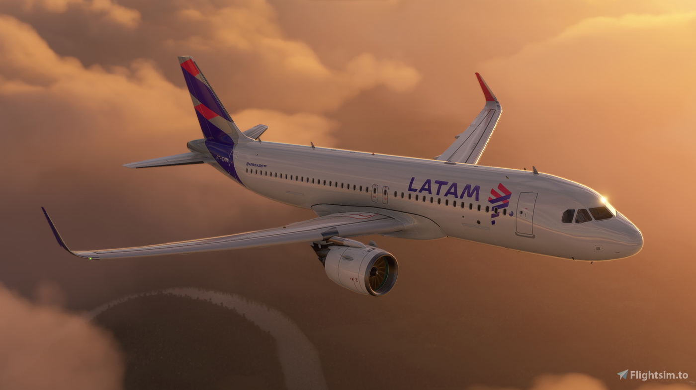 [A32NX] LATAM A320 PT-TMM | 8K for Microsoft Flight Simulator | MSFS