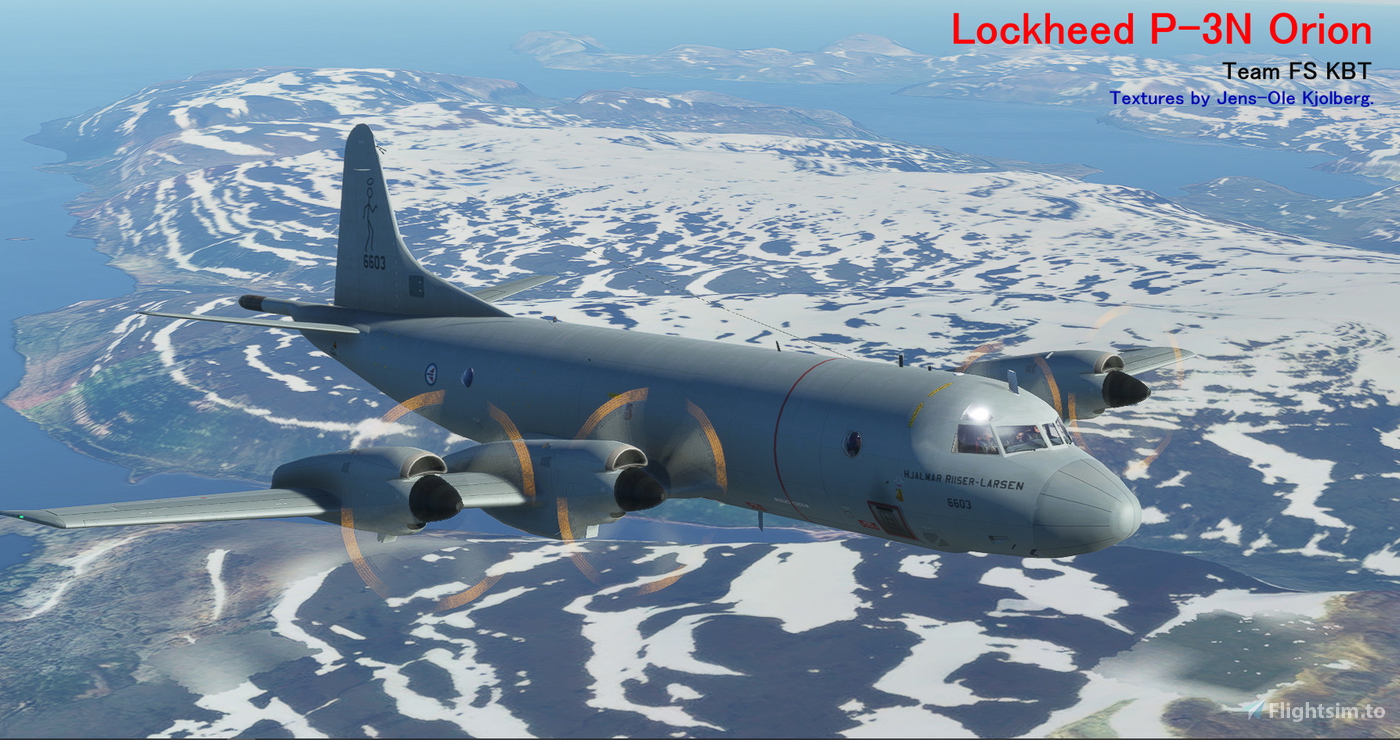 Lockheed P-3N Orion RNoAF for Microsoft Flight Simulator | MSFS