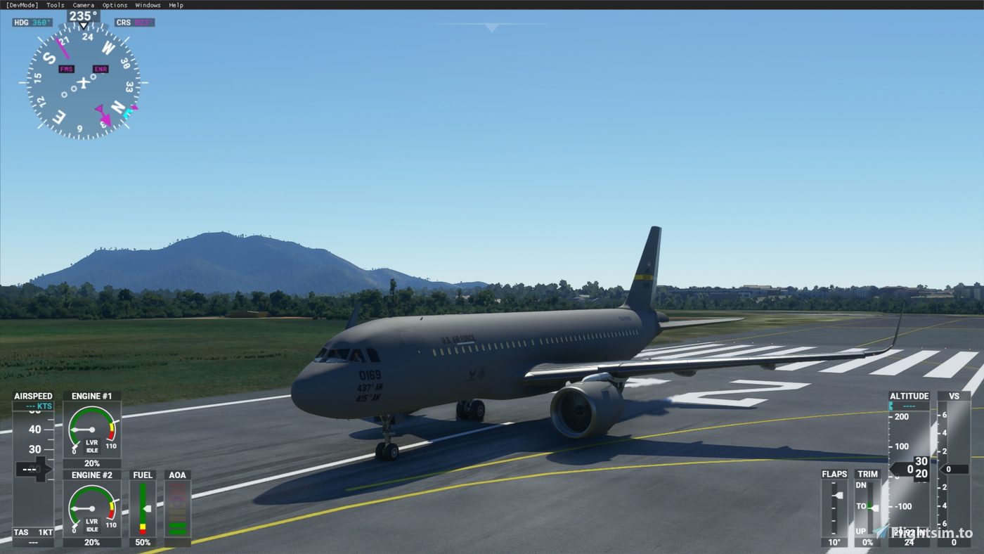 [A32NX] AIR FORCE US para Microsoft Flight Simulator | MSFS