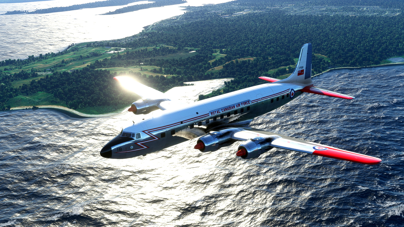 PMDG DC-6B - Royal Canadian Air Force (RCAF) (1960s) » Microsoft Flight ...