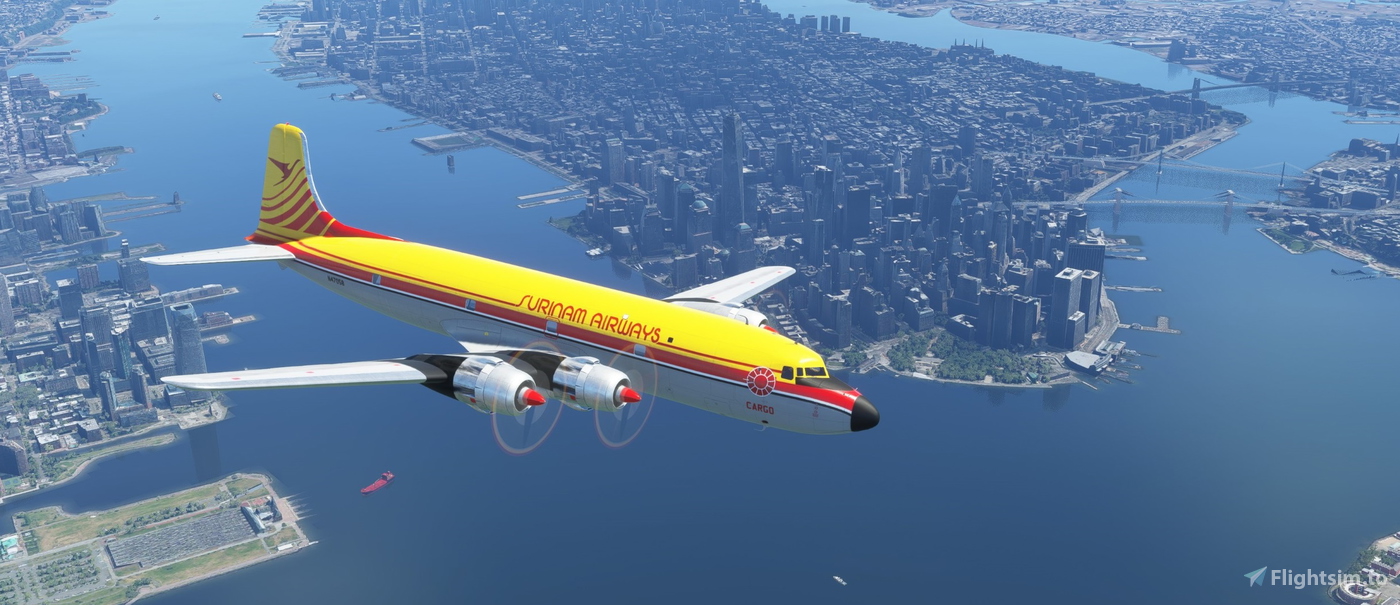 PMDG DC-6 Surinam Airways for Microsoft Flight Simulator | MSFS