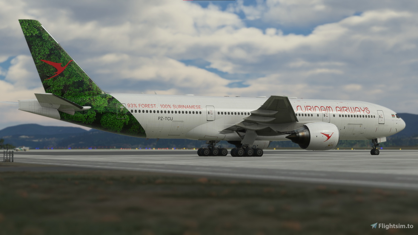 Surinam Airways Livery [8K] for Microsoft Flight Simulator | MSFS