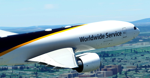 UPS / United Parcel Service CaptainSim 777-200F » Microsoft Flight ...