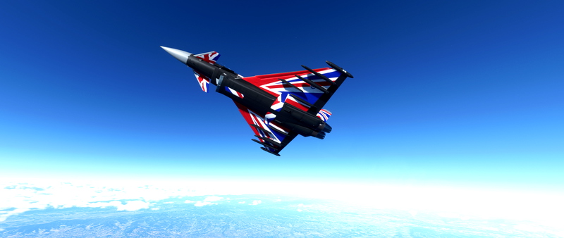 Union Jack Eurofighter Typhoon ZJ914 for Microsoft Flight Simulator | MSFS