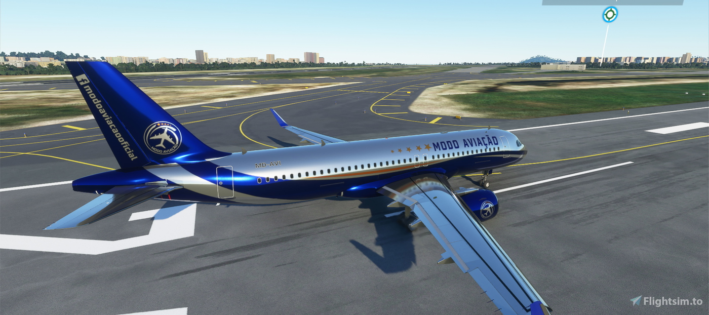 [A320] Modo Aviação - 2K - CROMADA for Microsoft Flight Simulator | MSFS