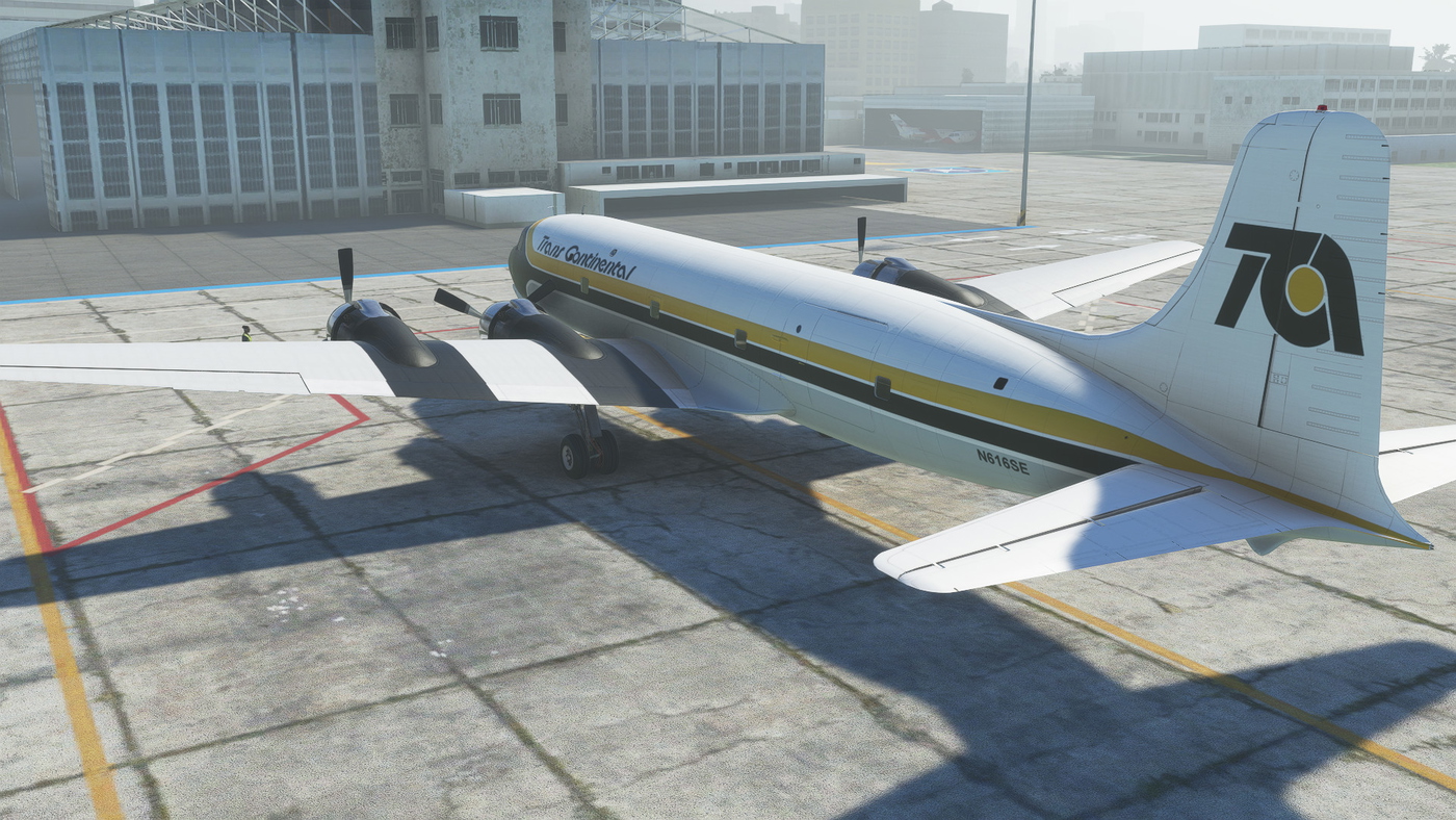PMDG DC-6A Trans Continental Airlines for Microsoft Flight Simulator | MSFS