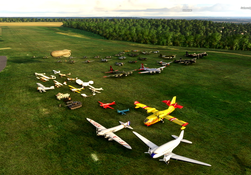 Vintage Aircraft collector library V 2 » Microsoft Flight Simulator