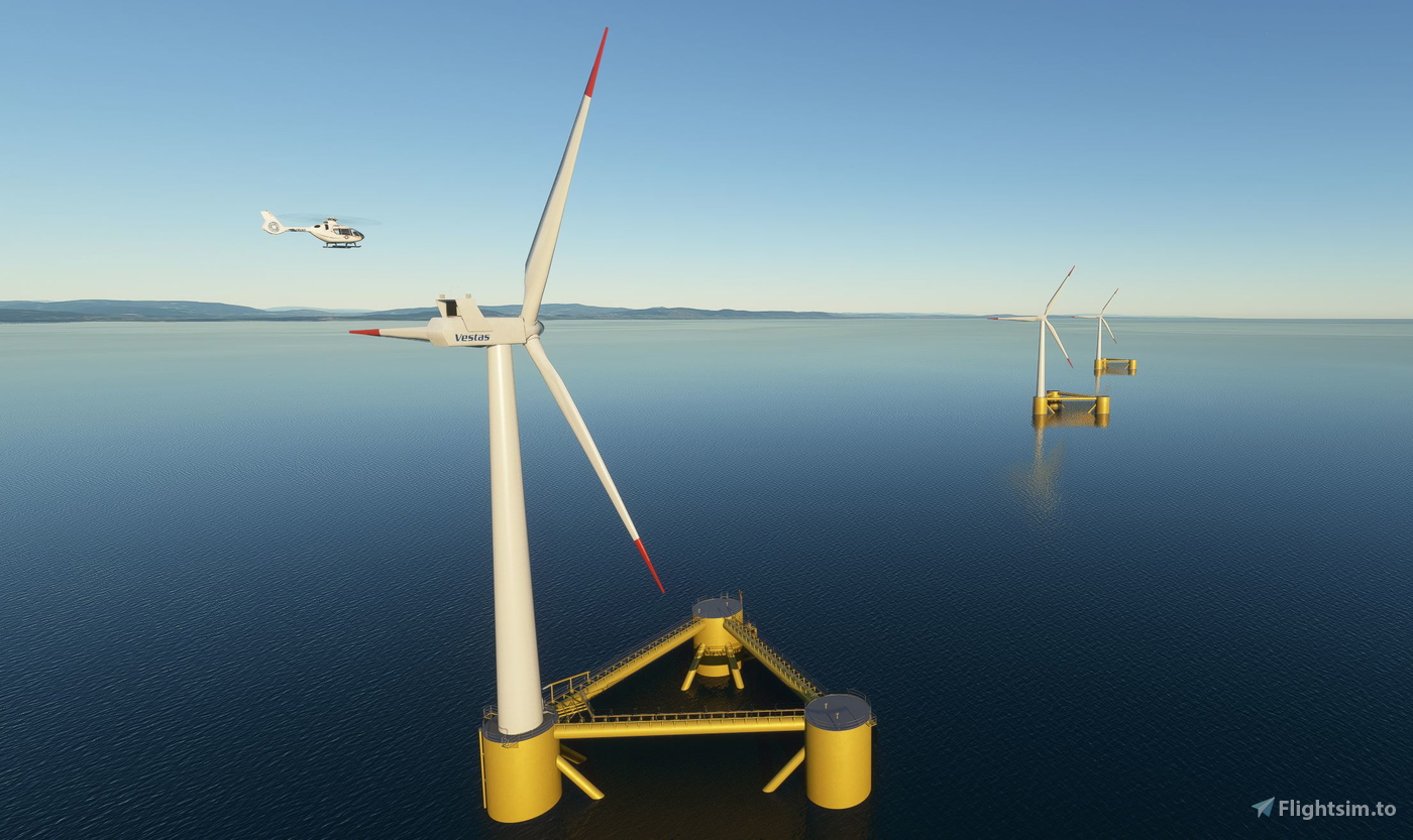 Windfloat - France (real life) for Microsoft Flight Simulator | MSFS